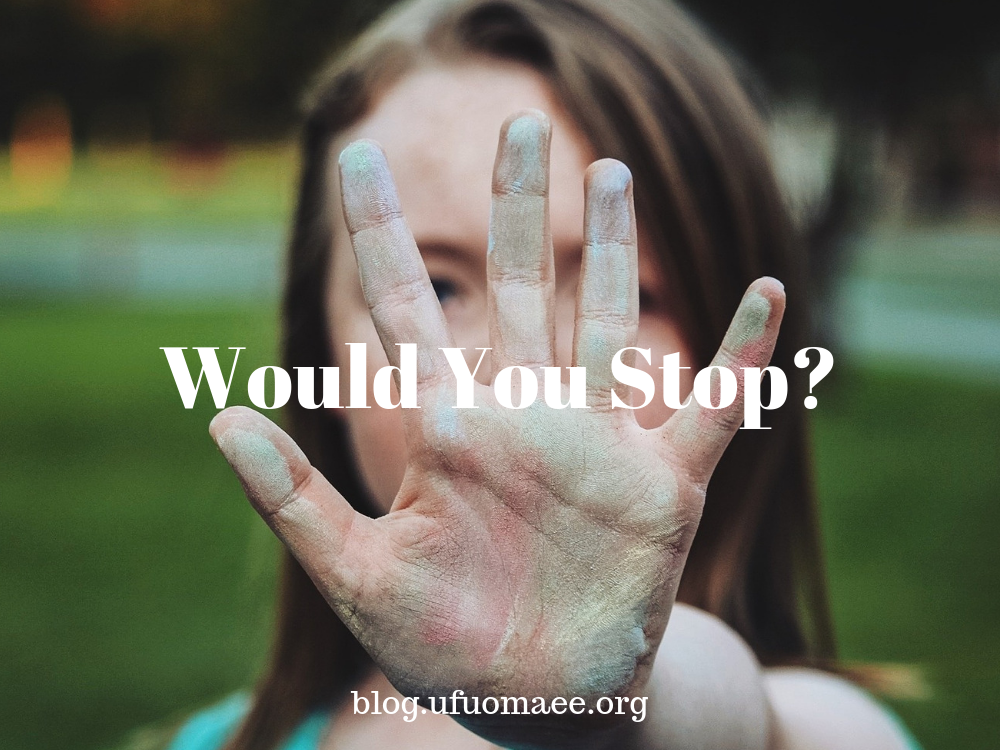 Editor’s Pick: Would You Stop? – Grace and Truth